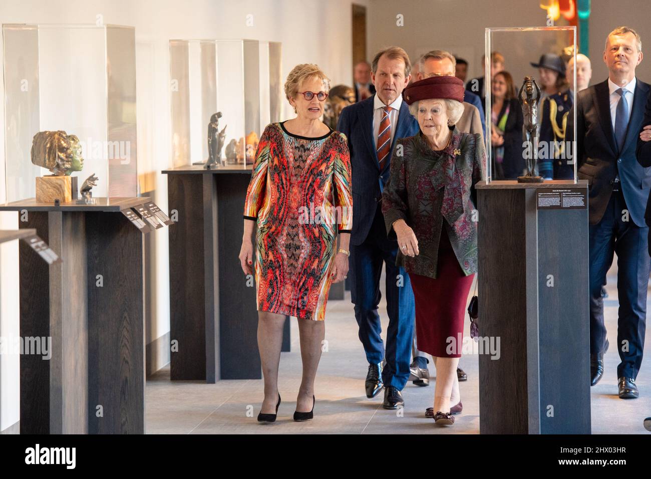 Laren, the Netherlands - 08 Mar 2022, Princess Beatrix opens new museum ...