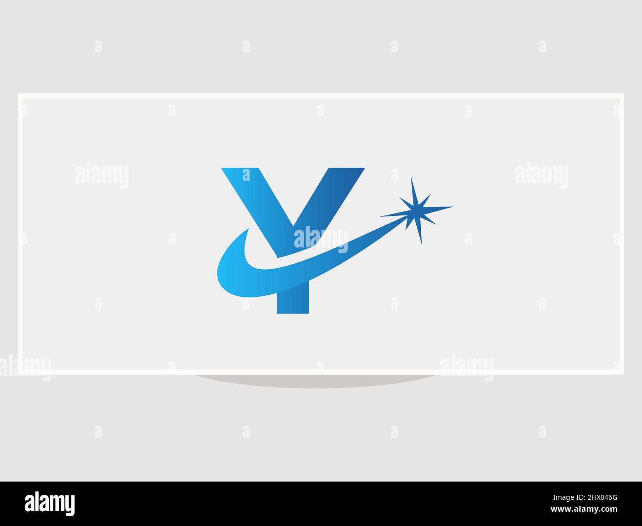 Modern Y letter logo design with spark concept. Spark Y logo design ...