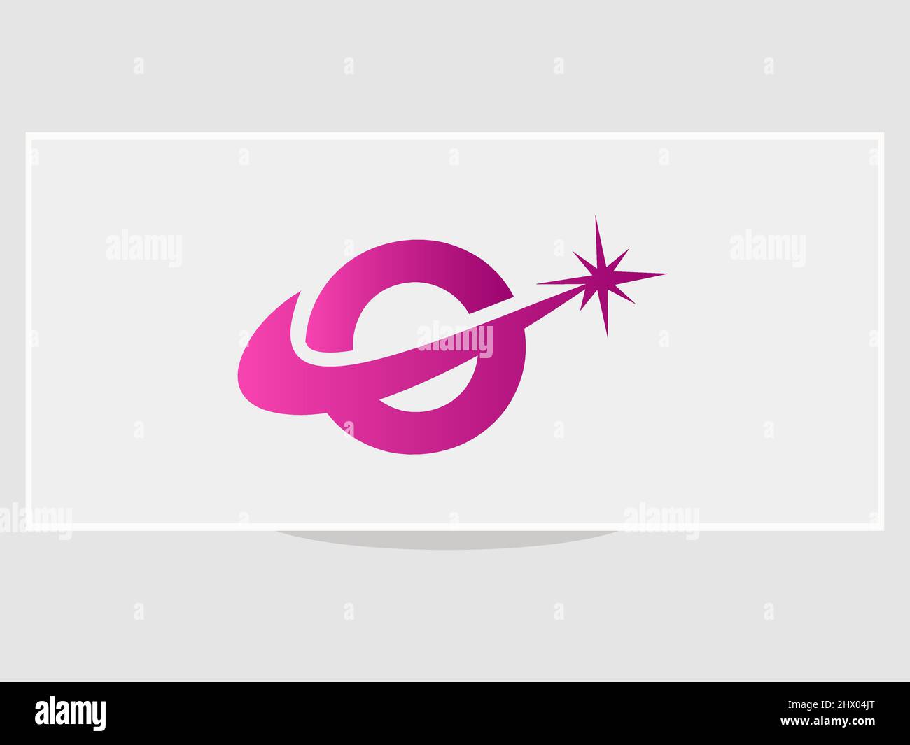 Modern O letter logo design with spark concept. Spark O logo design ...