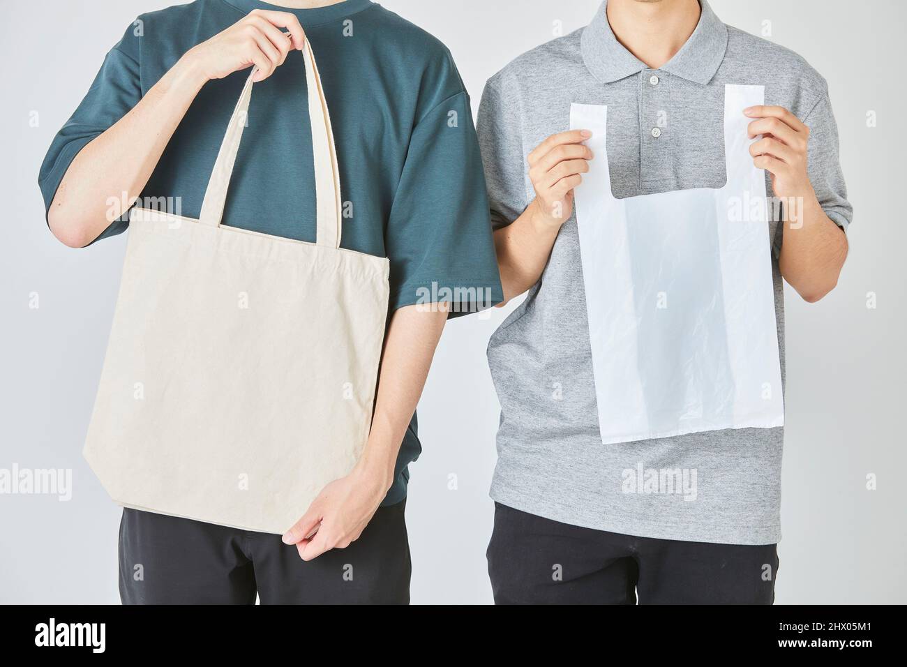 Japanese Men With Bag Stock Photo - Alamy
