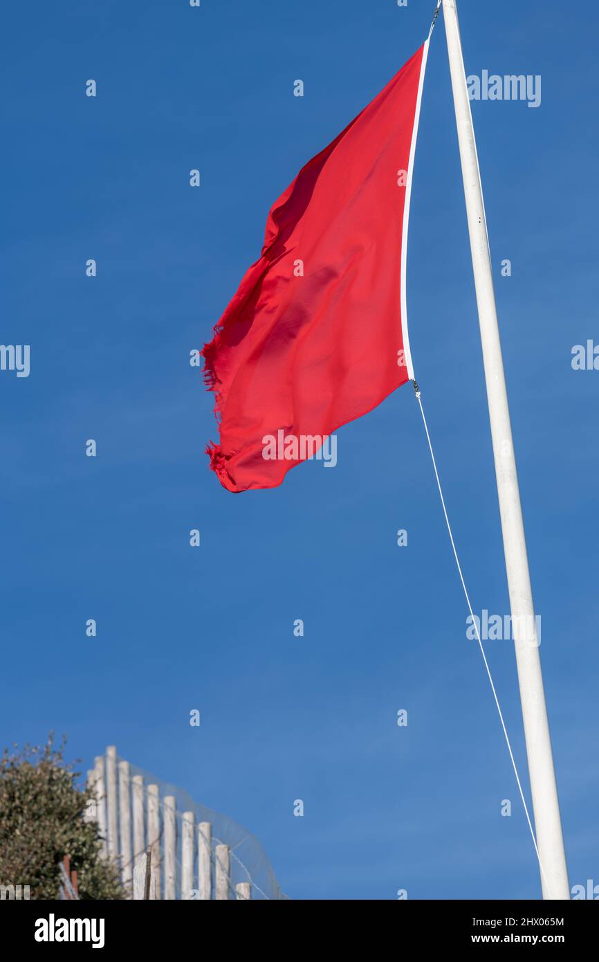 Rifle range red flag hi-res stock photography and images - Alamy
