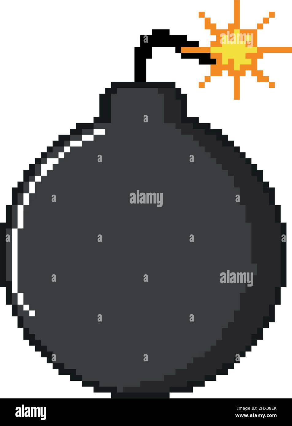 bomb pixel icon Stock Vector Image & Art - Alamy