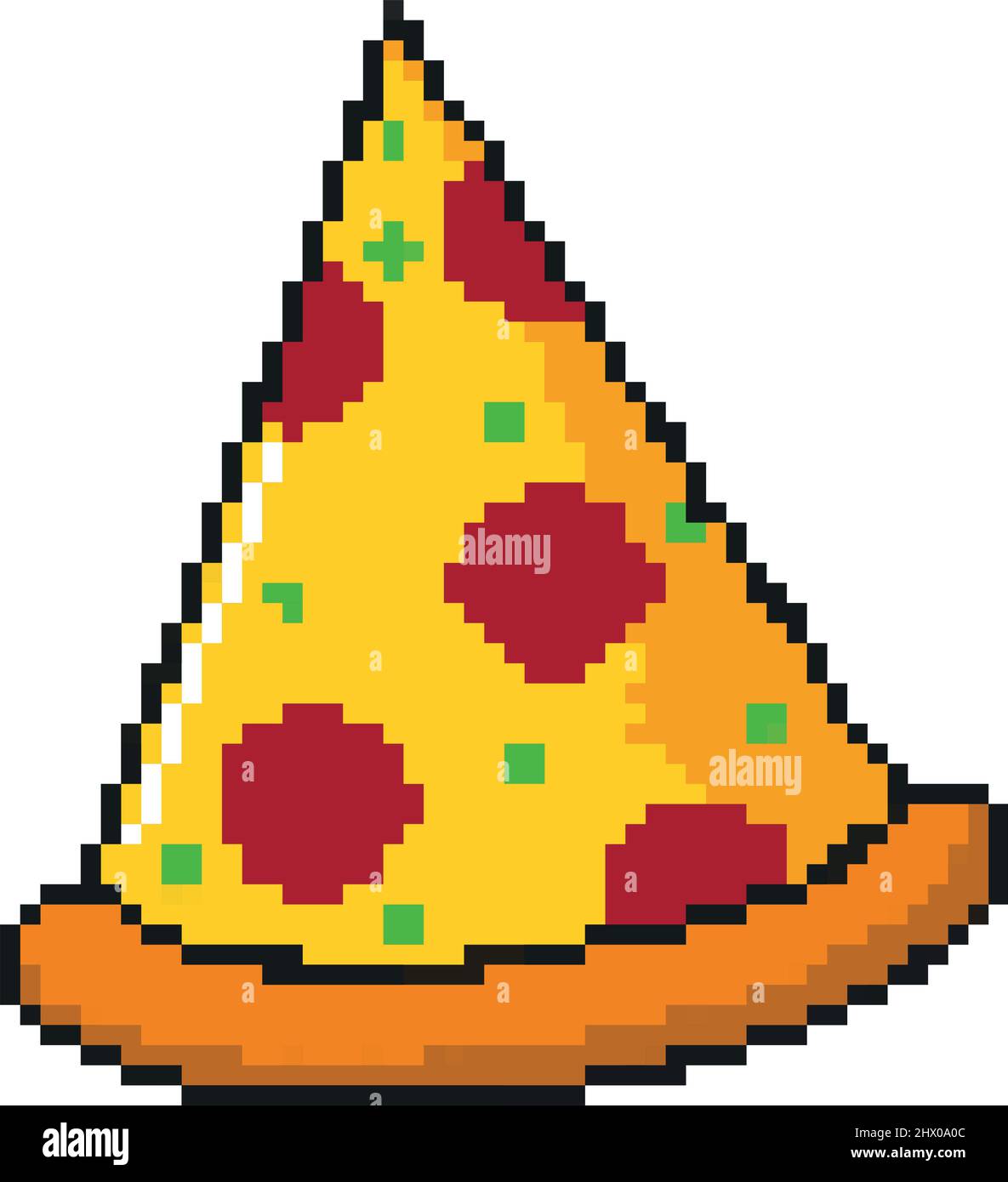 pizza pixel icon Stock Vector Image & Art - Alamy