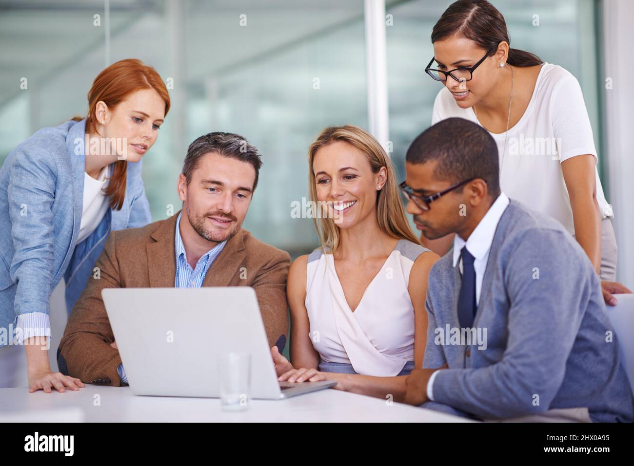 Group laptop hi-res stock photography and images - Alamy