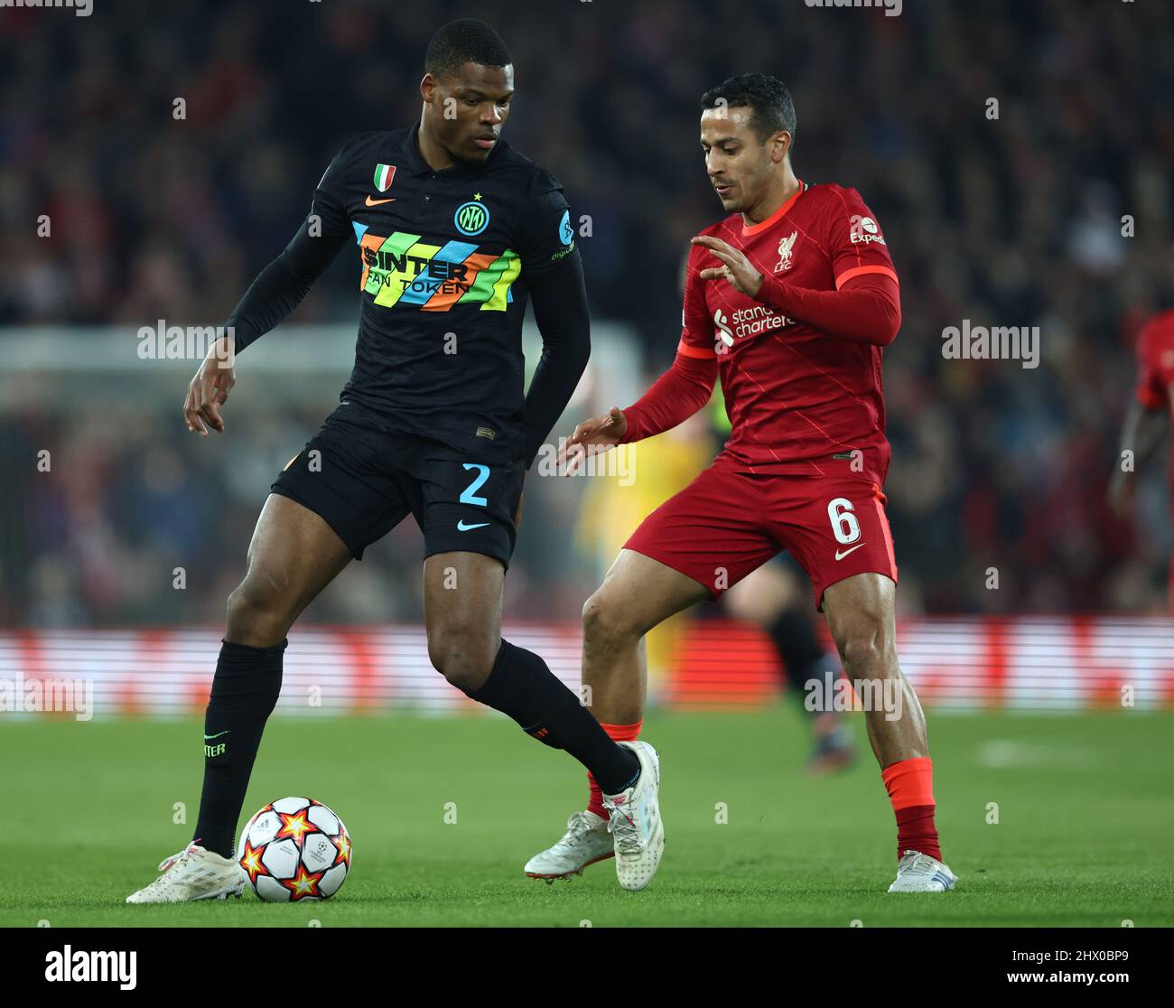 Liverpool, England, 8th March 2022. Sime Vrsaljko of Inter Milan ...