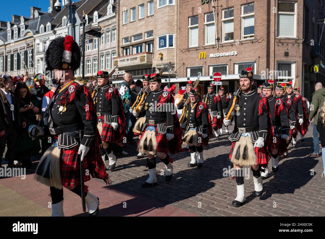 Lively parade at the 2022 Maastricht Carnival in South Netherlands ...