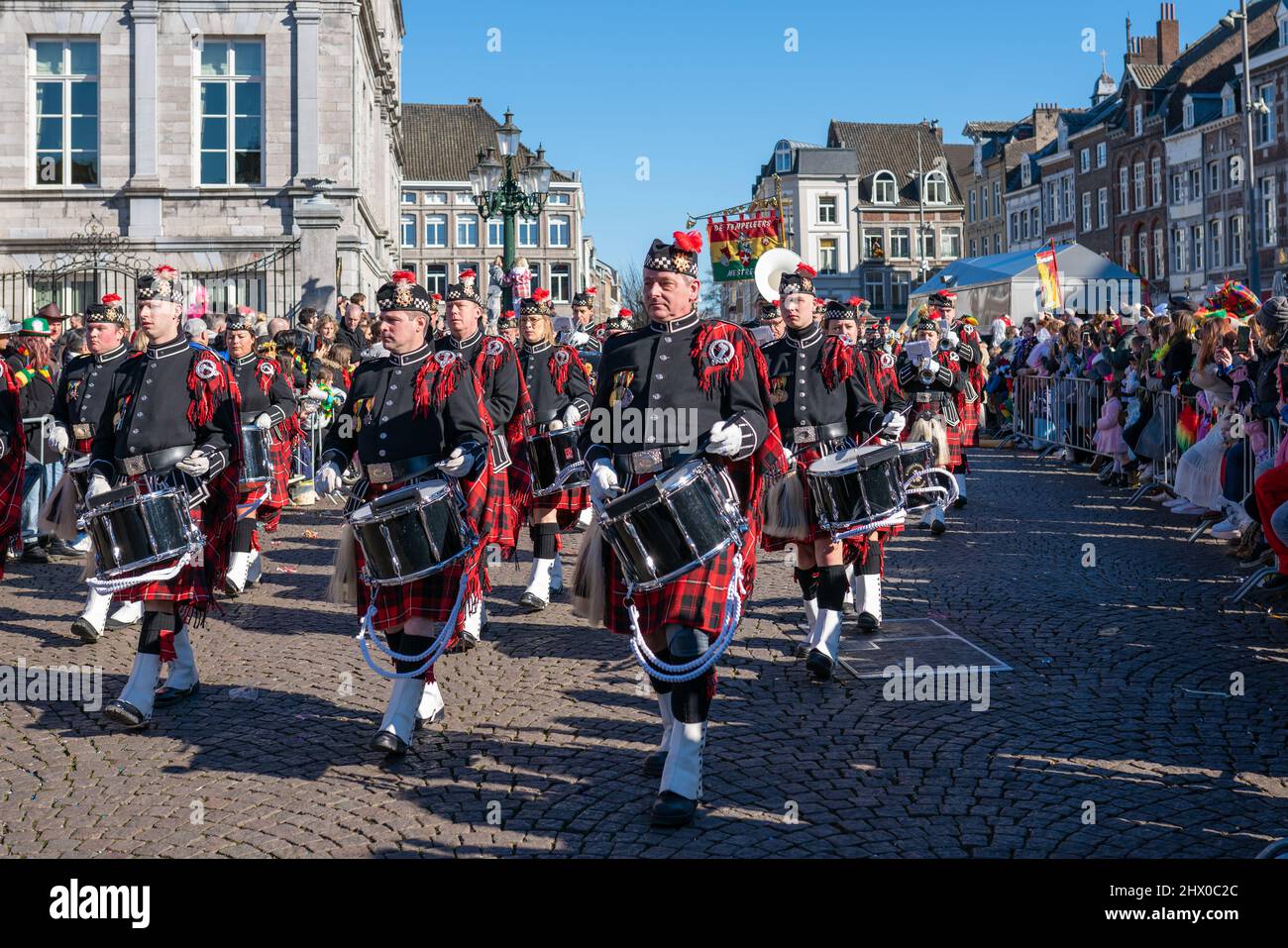 Lively parade at the 2022 Maastricht Carnival in South Netherlands ...