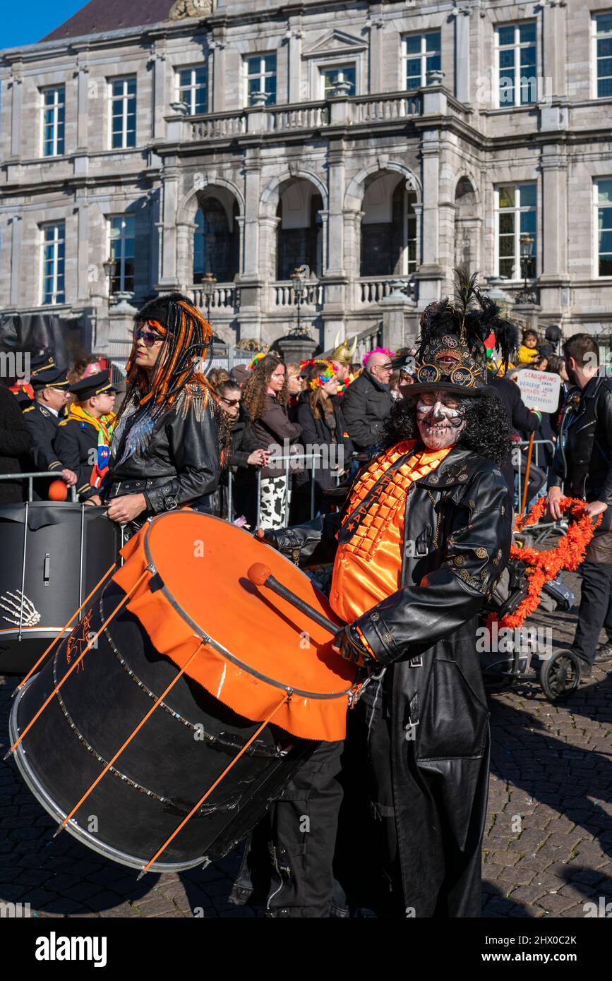 Lively parade at the 2022 Maastricht Carnival in South Netherlands ...