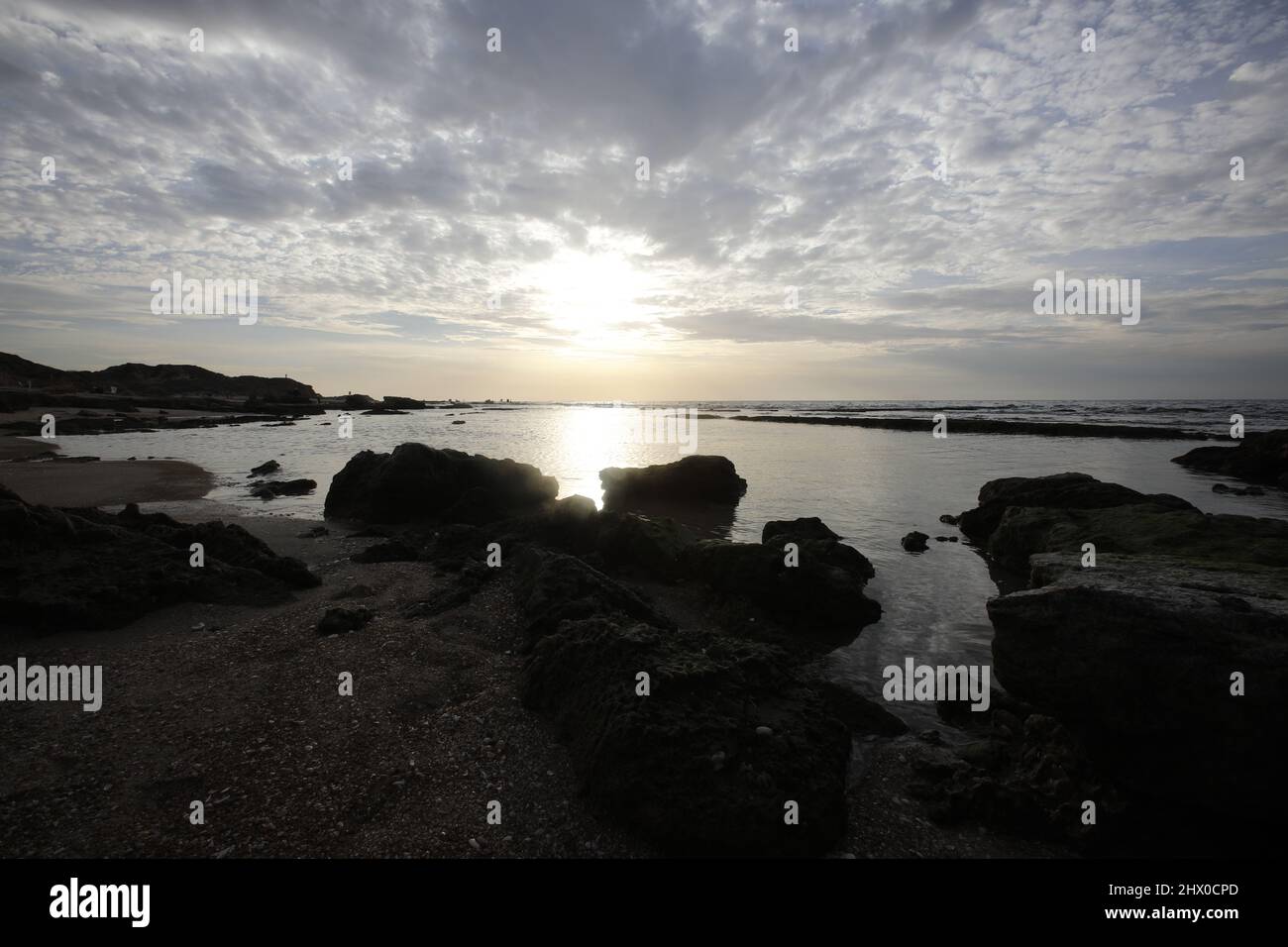 low waves on the shore of a beach High quality Stock Photo - Alamy