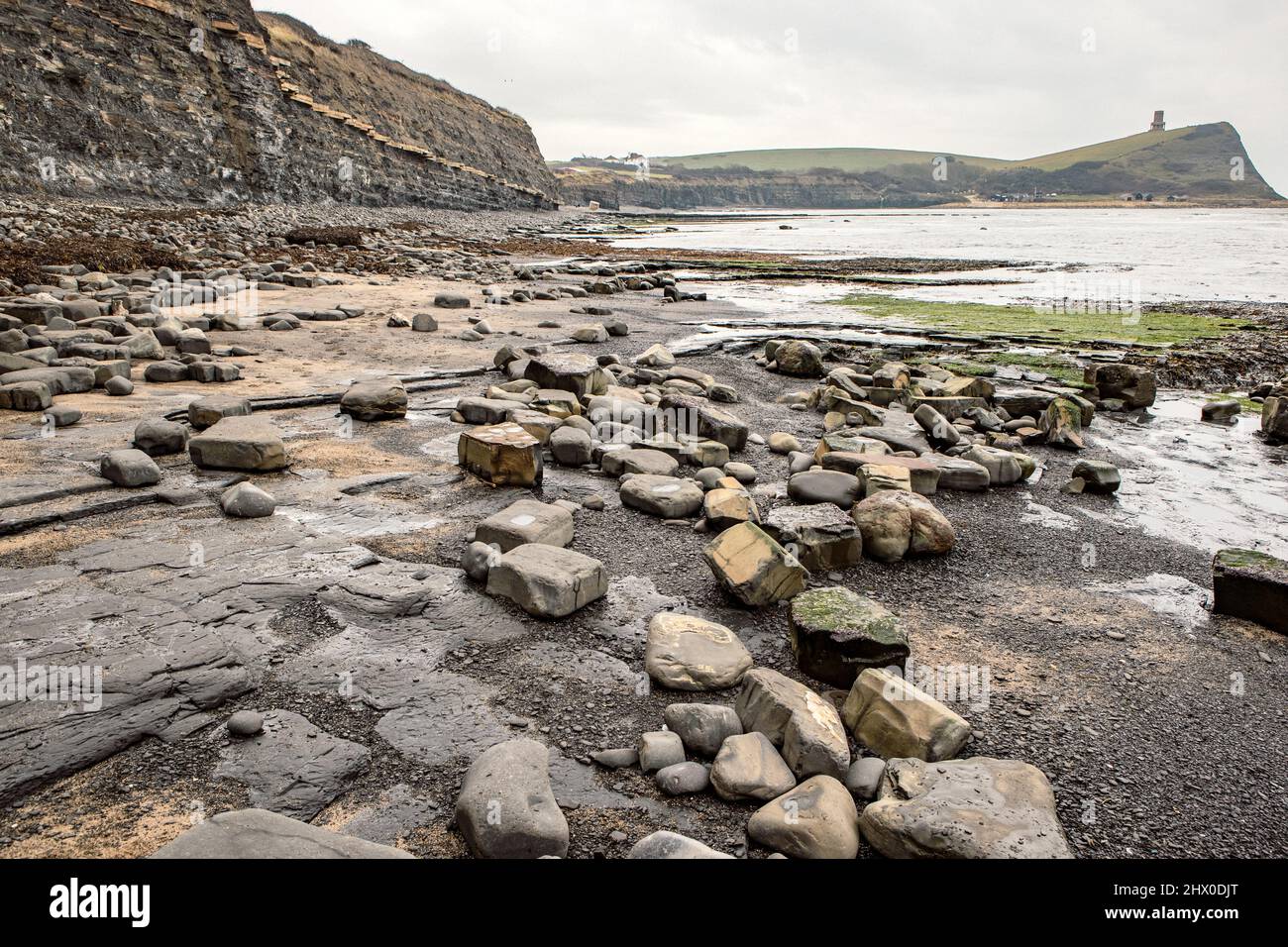 Clavell Tower, aka Clavell Folly Kimmeridge Tower, Kimmeridge Bay, Isle ...