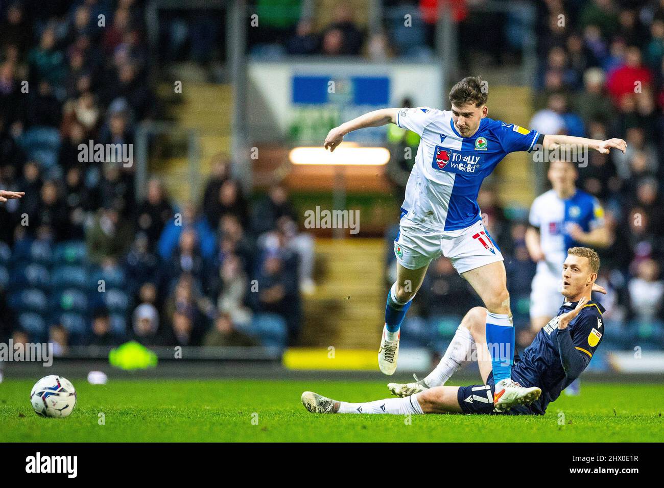 Blackburn, UK. 08th Mar, 2022. Joseph Rankin-Costello #11 of Blackburn ...