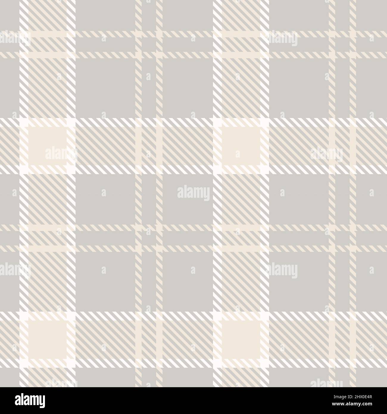 Farmhouse grey seamless plaid vector pattern. Gingham baby color ...