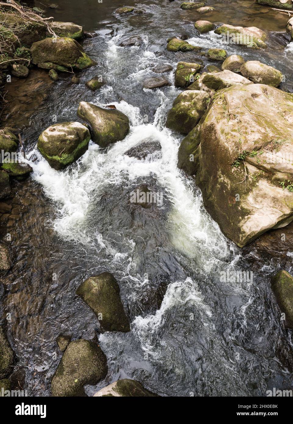 The Irrel waterfall at the Teufelsschlucht , the Devils gorge nature ...