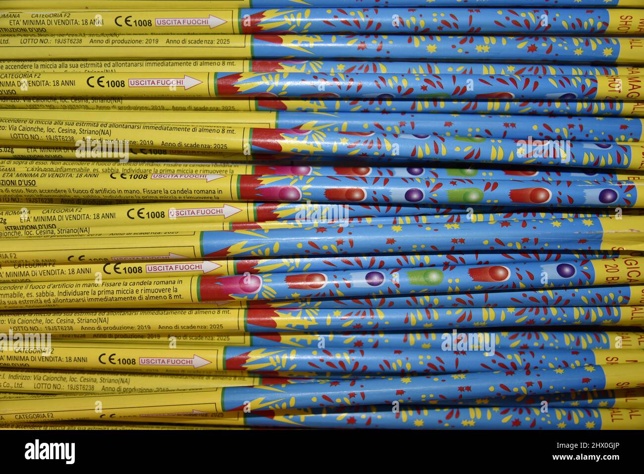 Star roman candles hi-res stock photography and images - Alamy