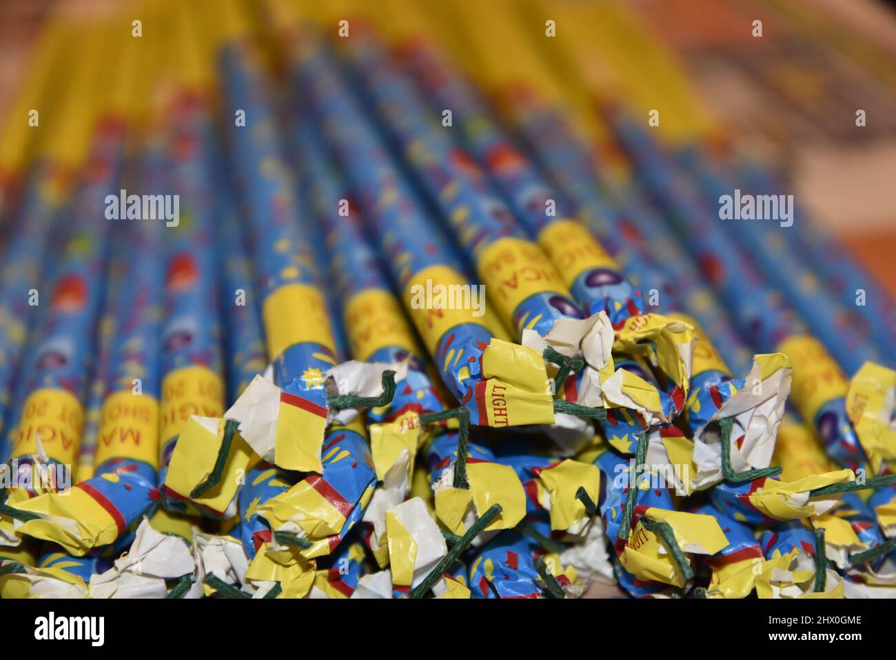 Roman Candles Fireworks Stock Photo - Alamy