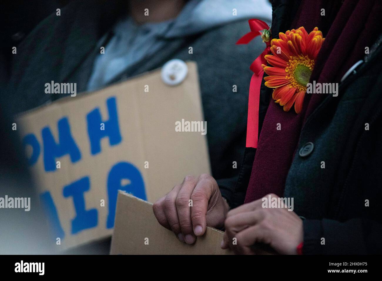 March 8, 2022: Women protest shouting slogans against patriarchy ...