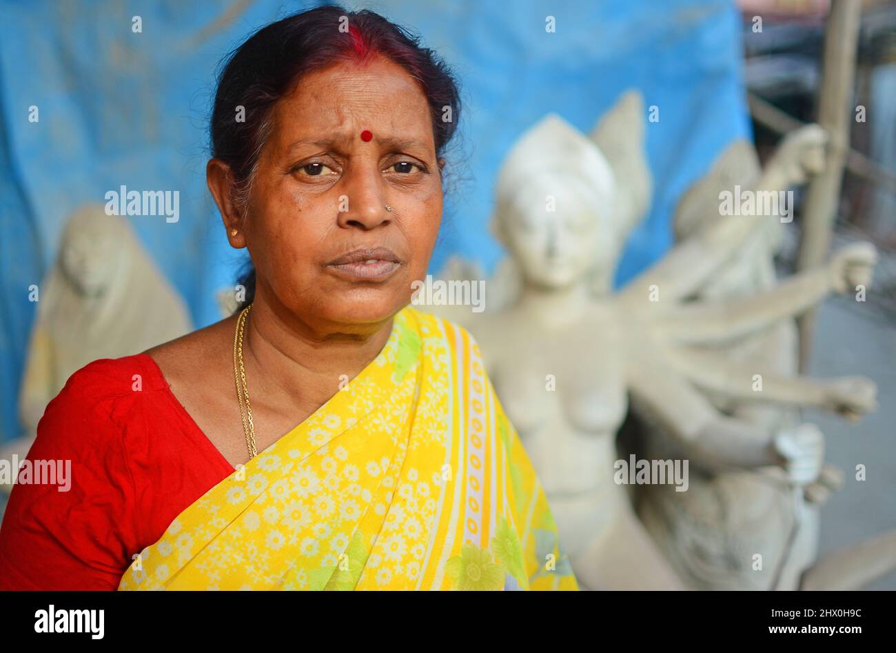 Kolkata, West Bengal, India. 8th Mar, 2022. Mala Pal who was a famous ...