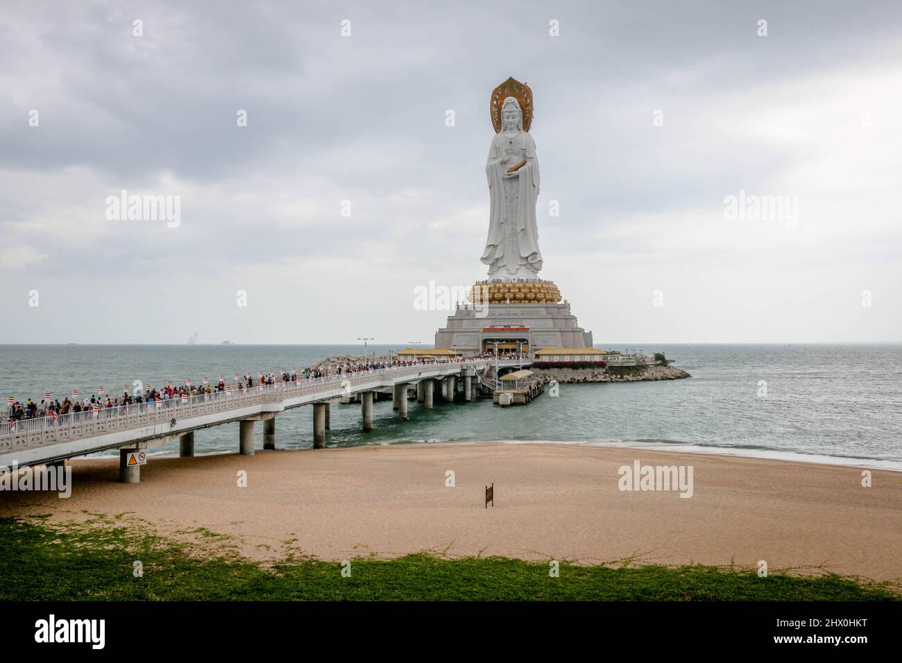 Statue of Guanyin, the bodhisattva of infinite compassion and mercy, at ...