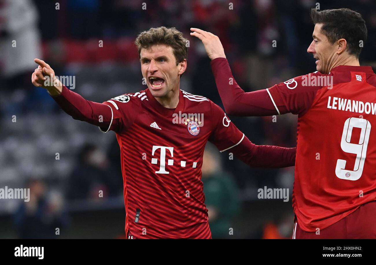 Munich, Germany. 08th Mar, 2022. Soccer, Champions League, Bayern ...