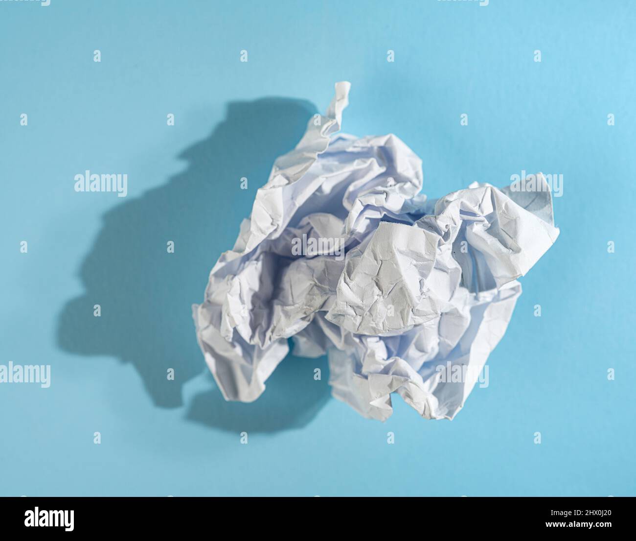 a crumpled sheet of paper Stock Photo - Alamy