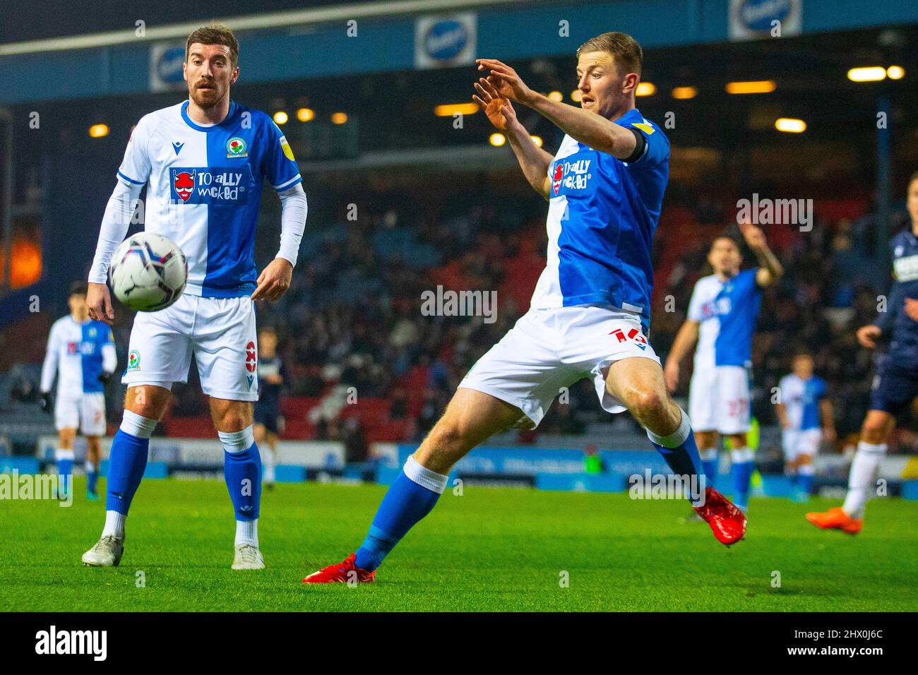 Scott Wharton #16 of Blackburn Rovers in action Stock Photo - Alamy