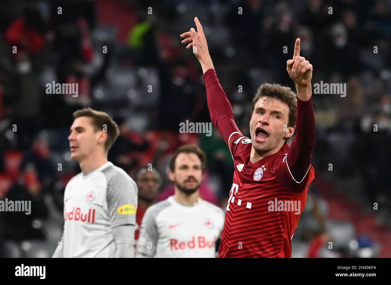 Munich, Germany. 08th Mar, 2022. Soccer, Champions League, Bayern ...