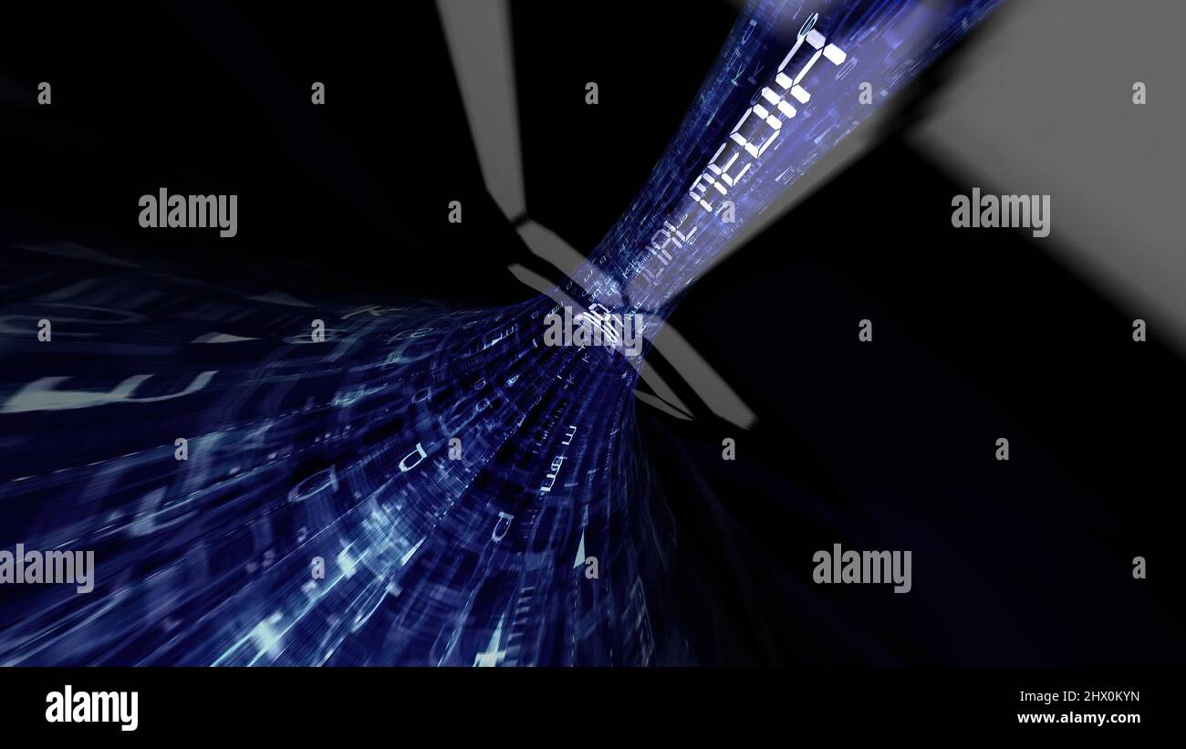 Driving through the social media tunnel Stock Photo - Alamy