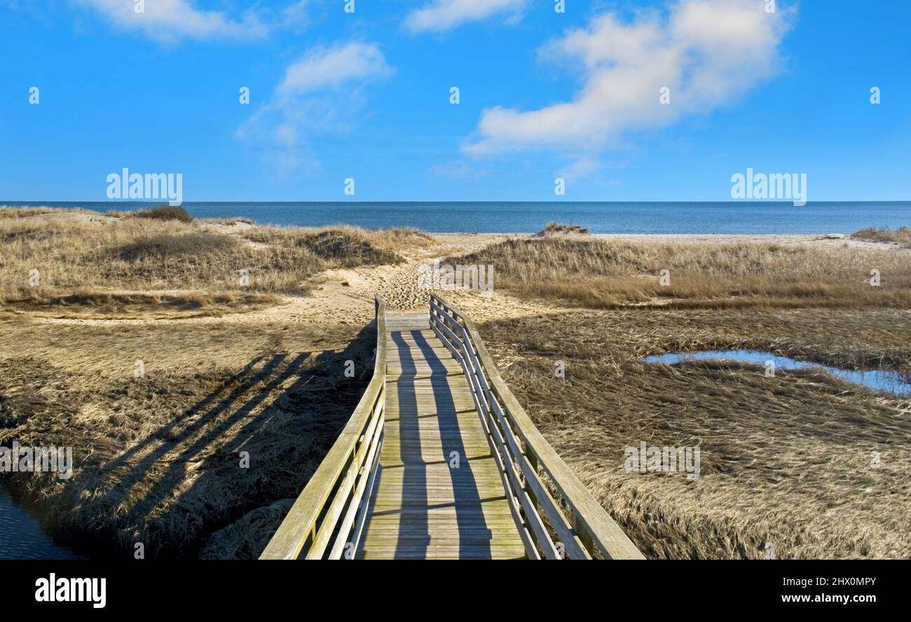Ridgevale Beach Bridge at Chatham, Cape Cod Stock Photo - Alamy