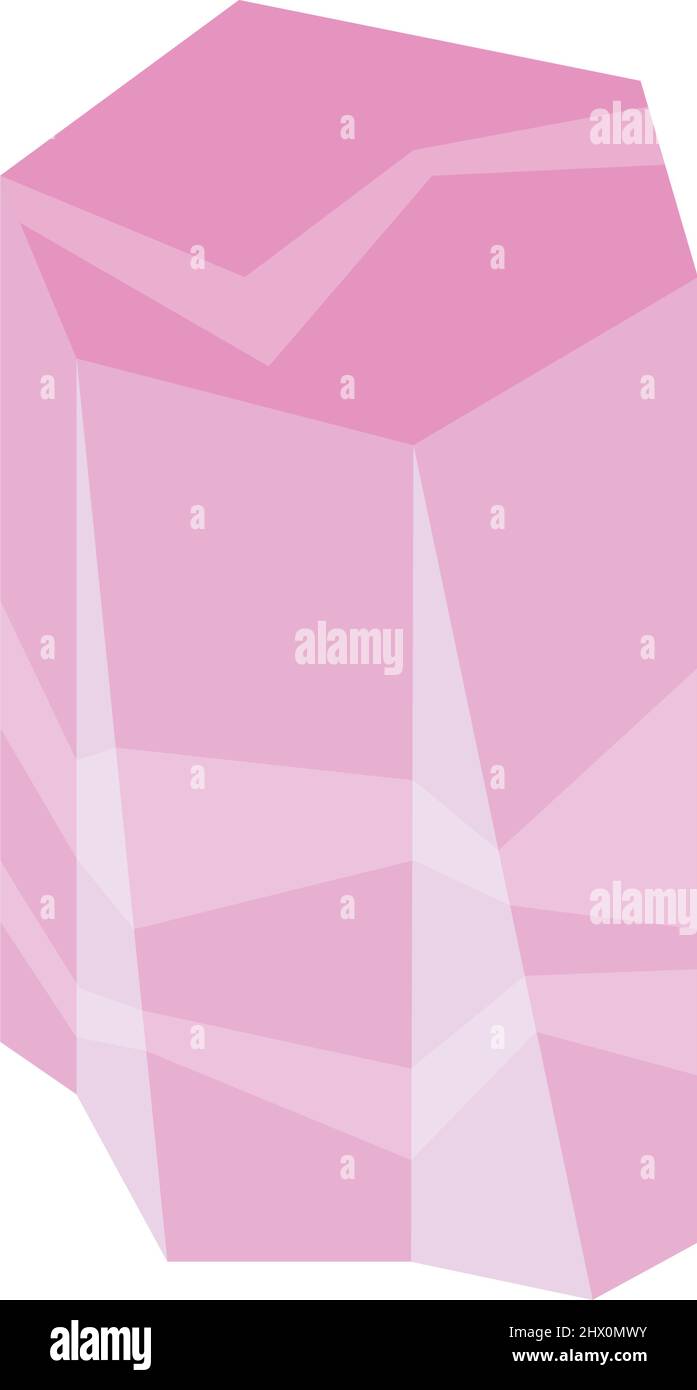 pink healing crystal Stock Vector Image & Art - Alamy