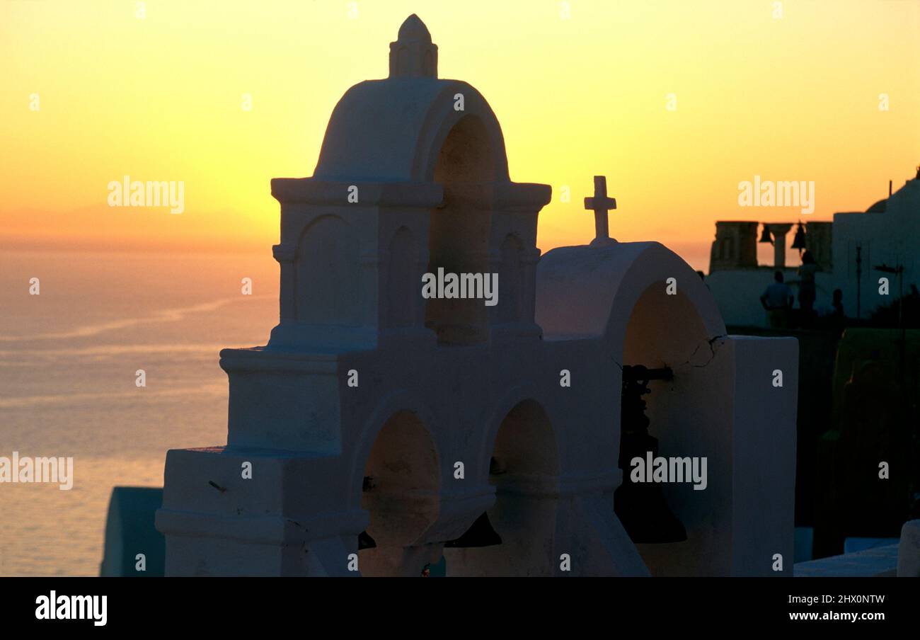 Church in Fira, Santorini, Cyclades, Greece, Europe Stock Photo - Alamy