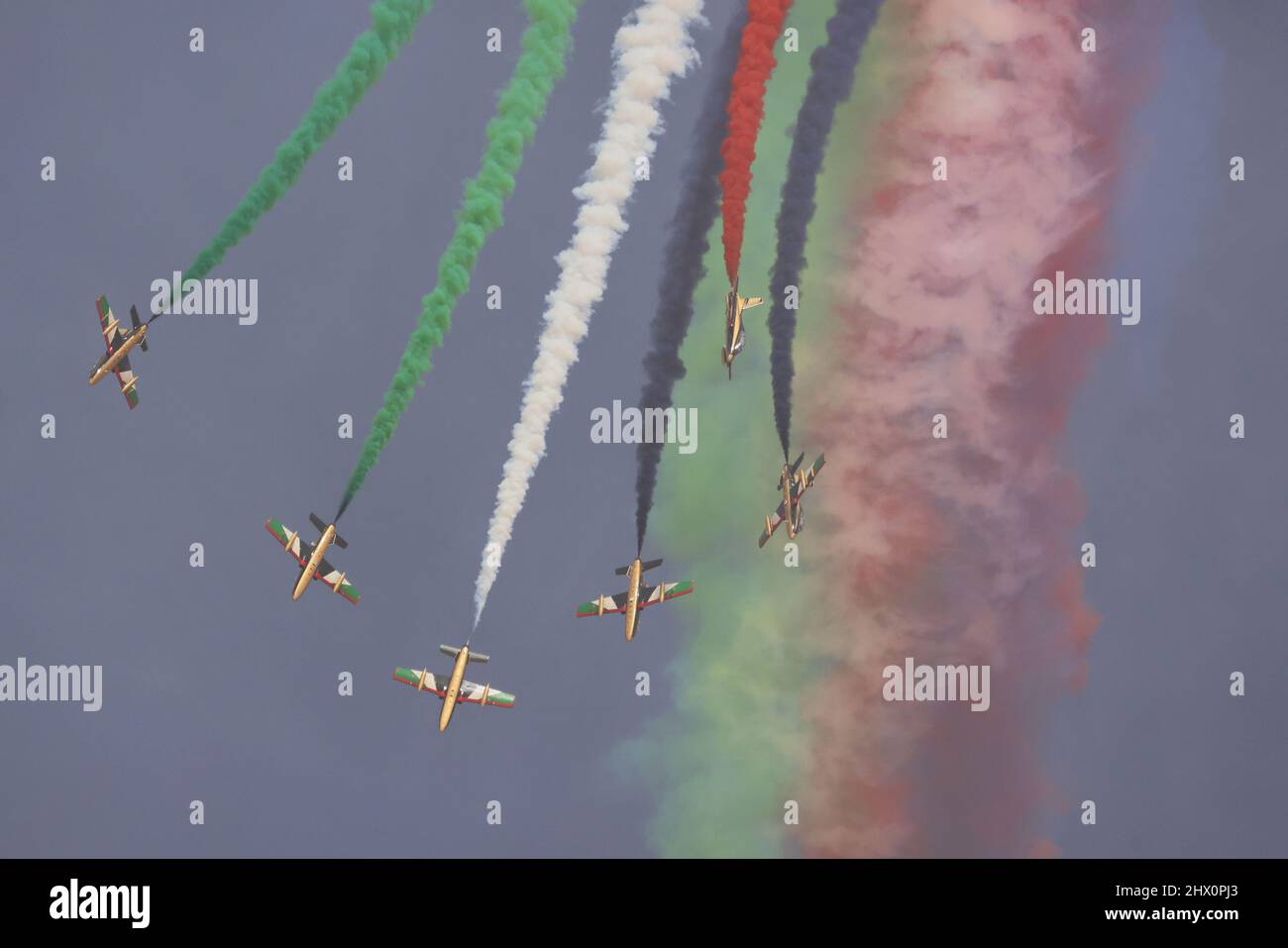Riyadh, Saudi Arabia. 8th Mar, 2022. Aircraft of the Al Fursan ...