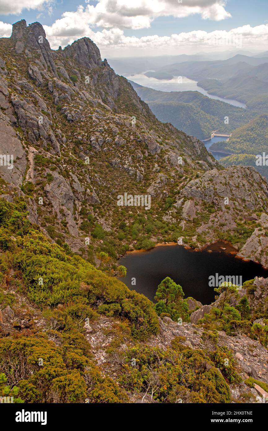 Lake on the slopes of Mt Murchison Stock Photo - Alamy