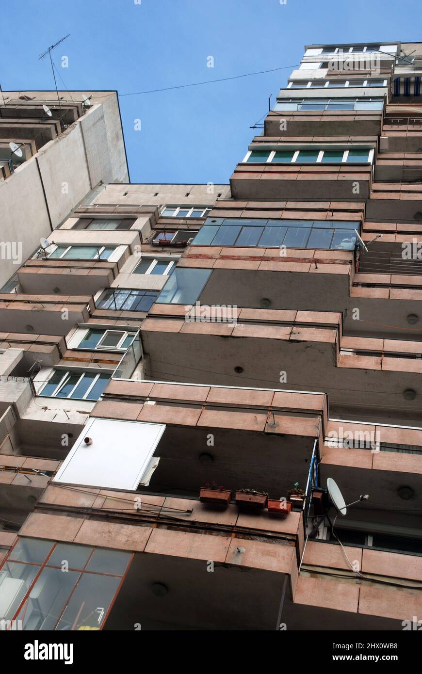 High Rise Accommodation, Lyulin Suburb, Sofia, Bulgaria Stock Photo - Alamy