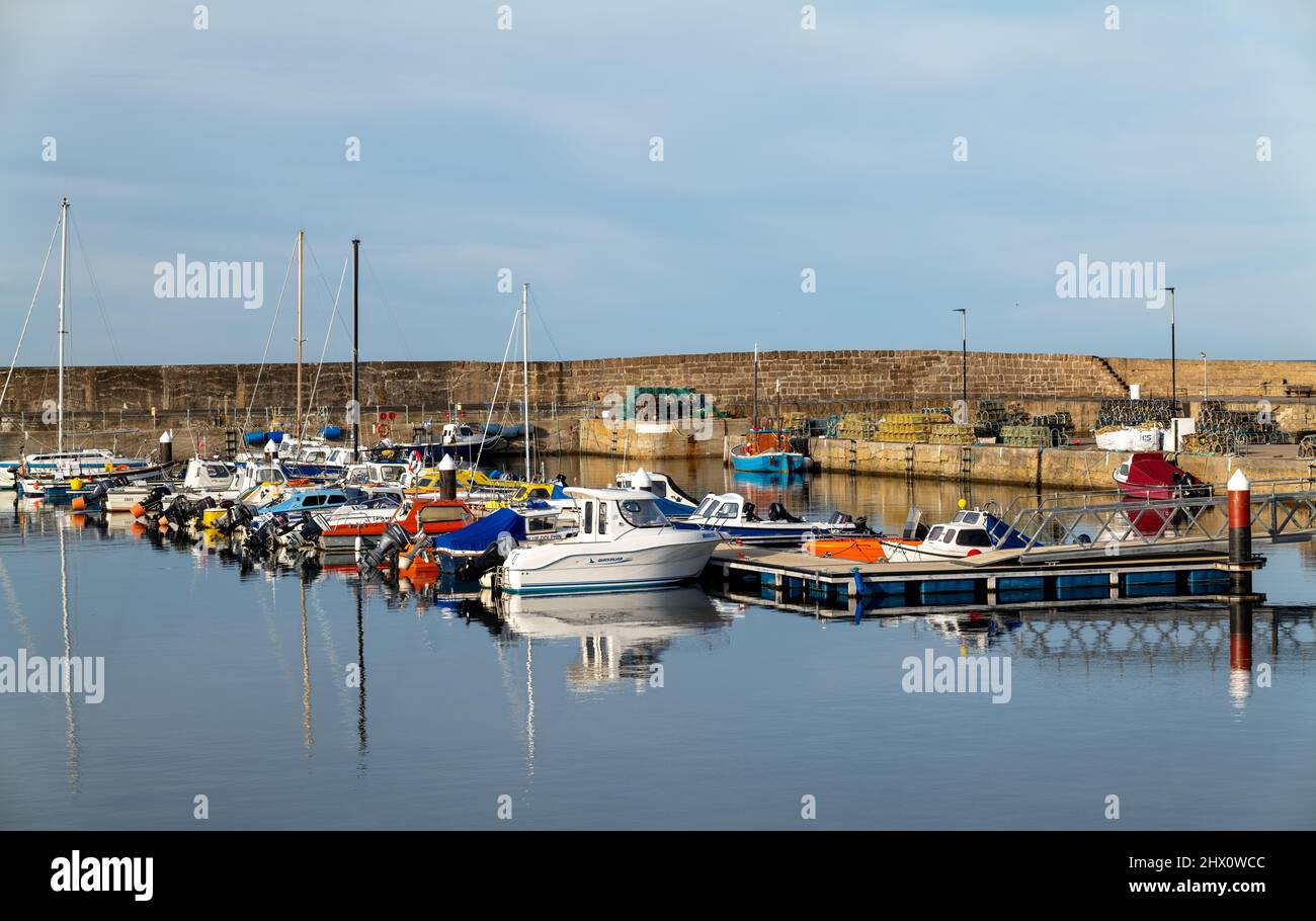 7 March 2023. Hopeman, Moray, Scotland. This is a scene from within the ...
