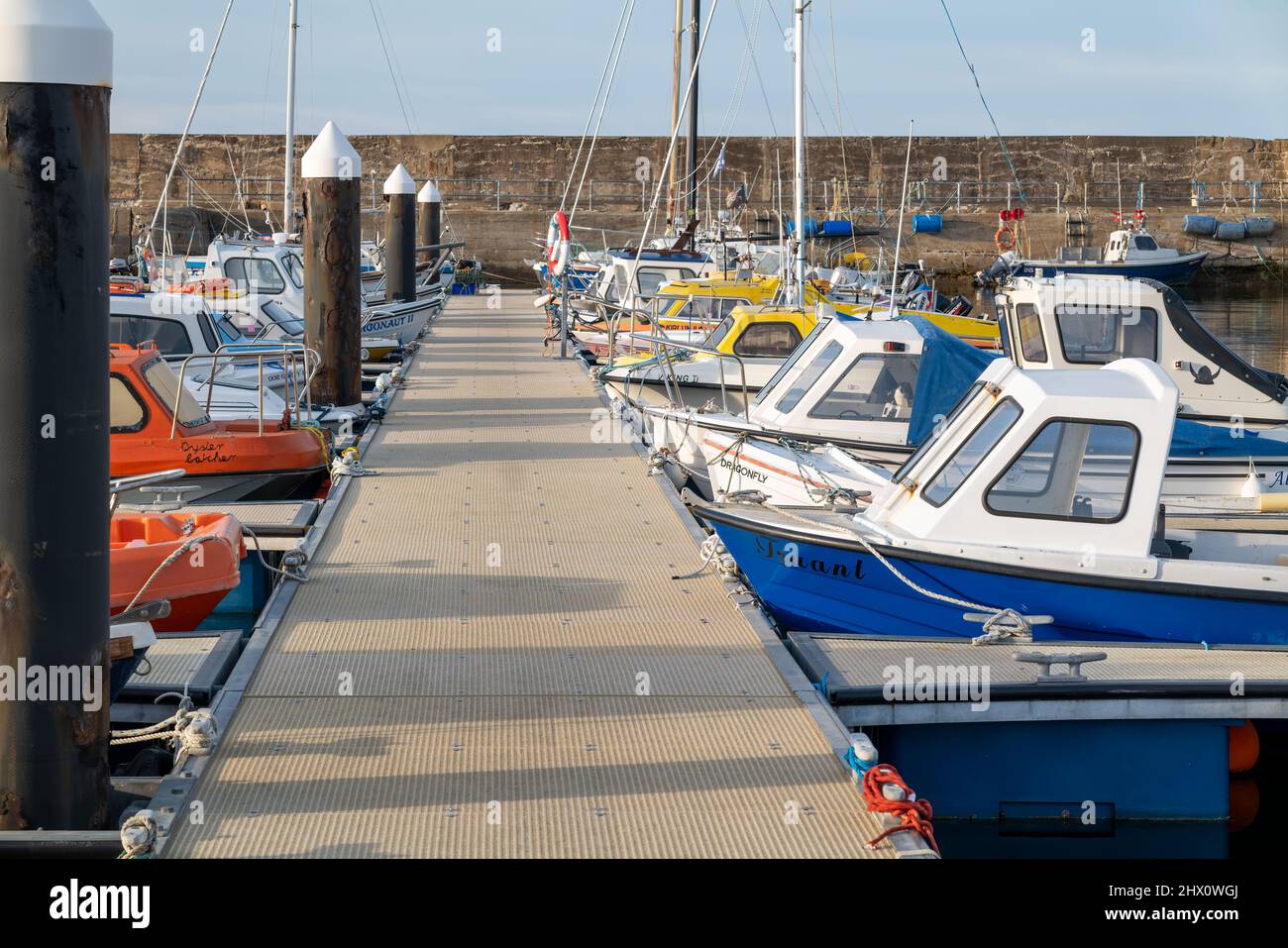 7 March 2023. Hopeman, Moray, Scotland. This is a scene from within the ...