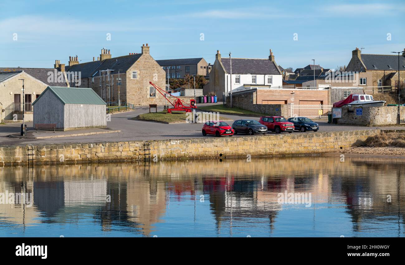 7 March 2023. Hopeman, Moray, Scotland. This is a scene from within the ...