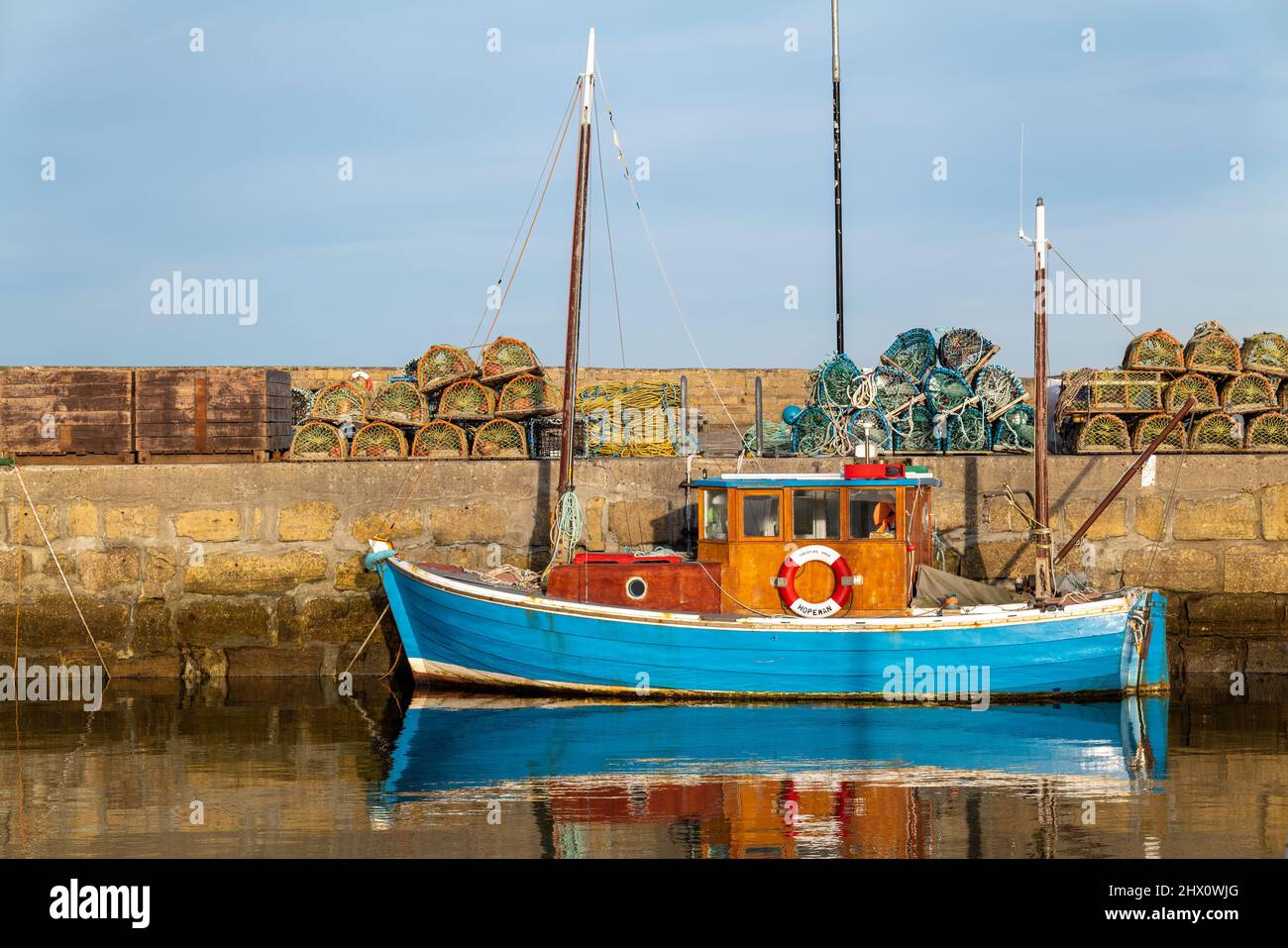 7 March 2023. Hopeman, Moray, Scotland. This is a scene from within the ...
