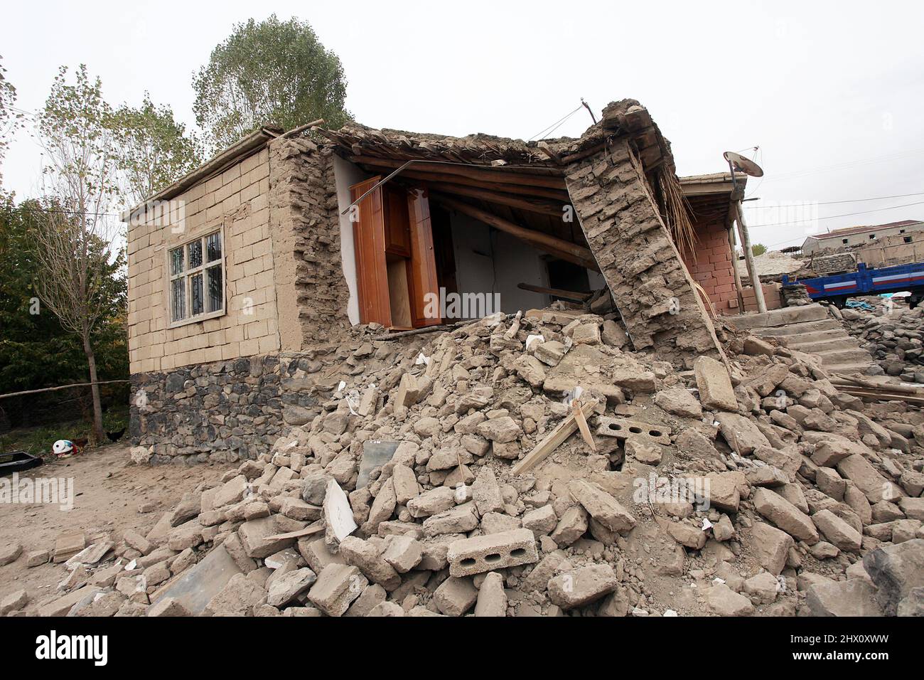 Village after Earthquake in Van, Ercis, Turkey. It is 604 killed and ...