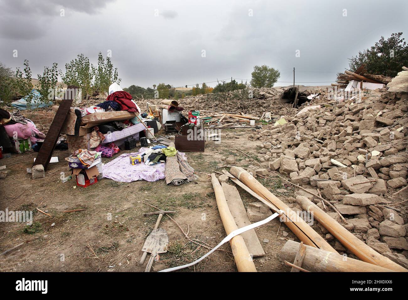 Village after Earthquake in Van, Ercis, Turkey. It is 604 killed and ...