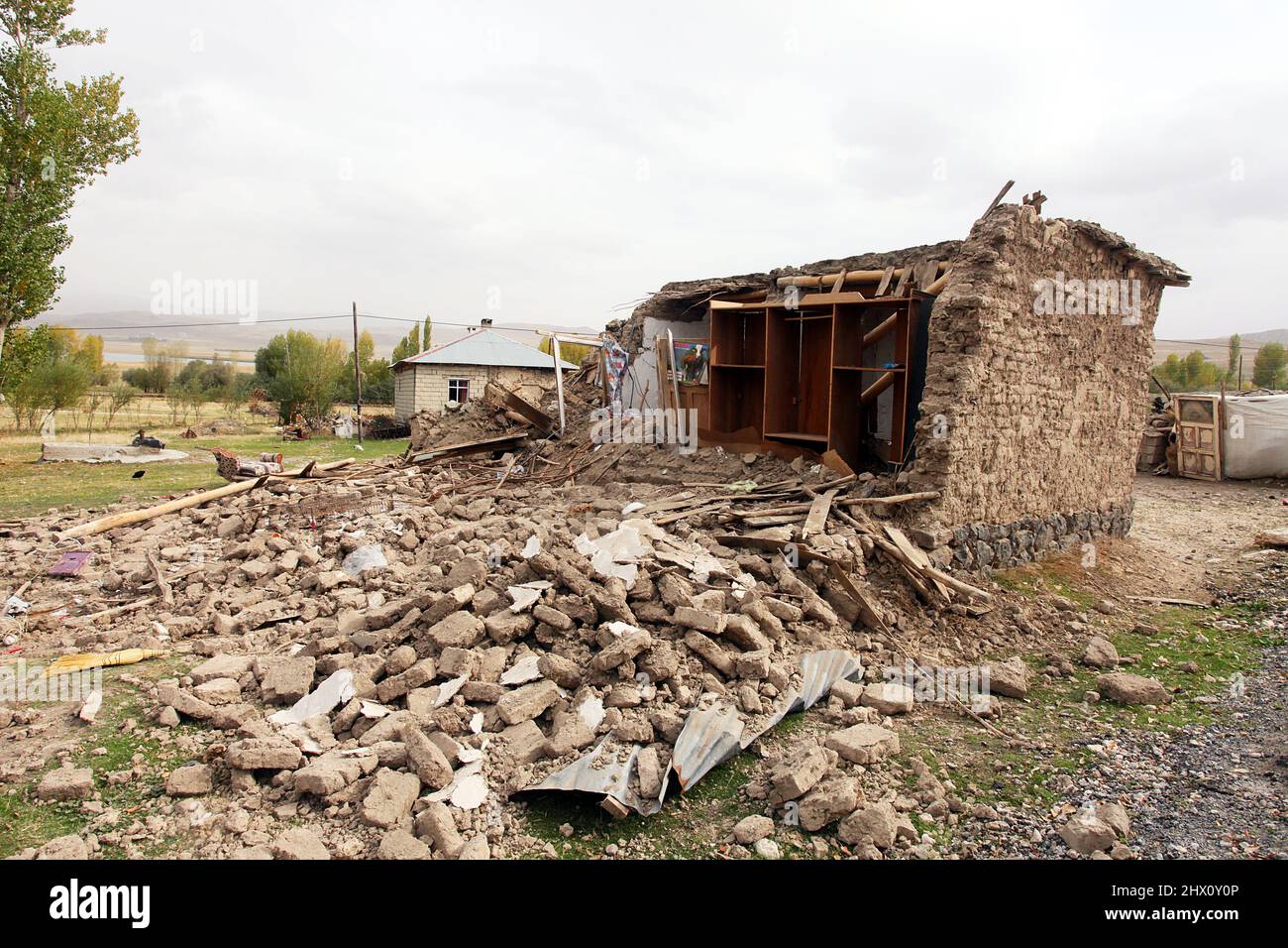 Village after Earthquake in Van, Ercis, Turkey. It is 604 killed and ...