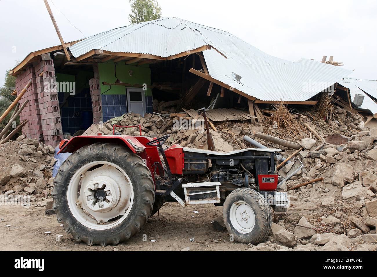Village after Earthquake in Van, Ercis, Turkey. It is 604 killed and ...