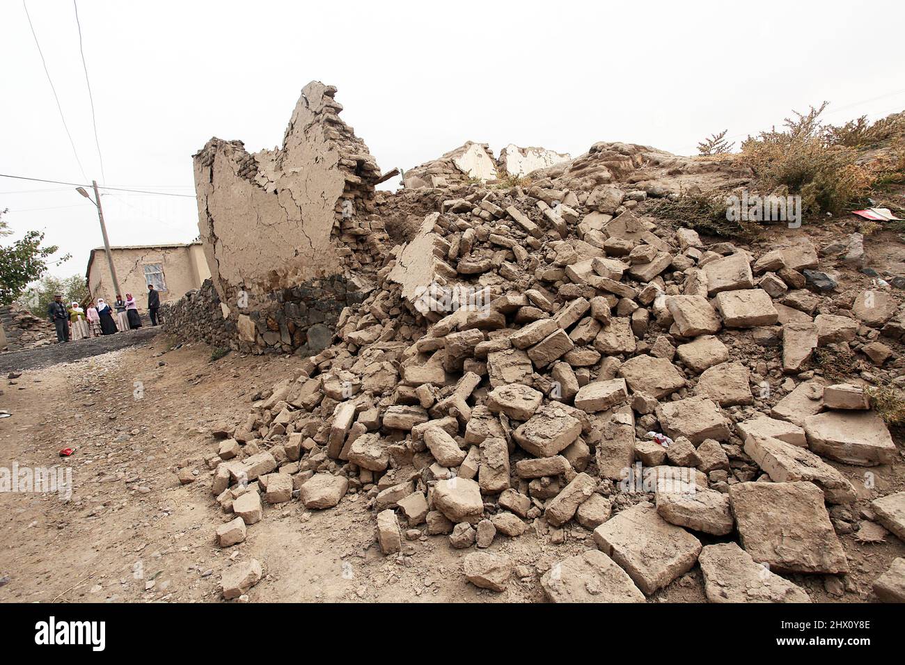 Village after Earthquake in Van, Ercis, Turkey. It is 604 killed and ...