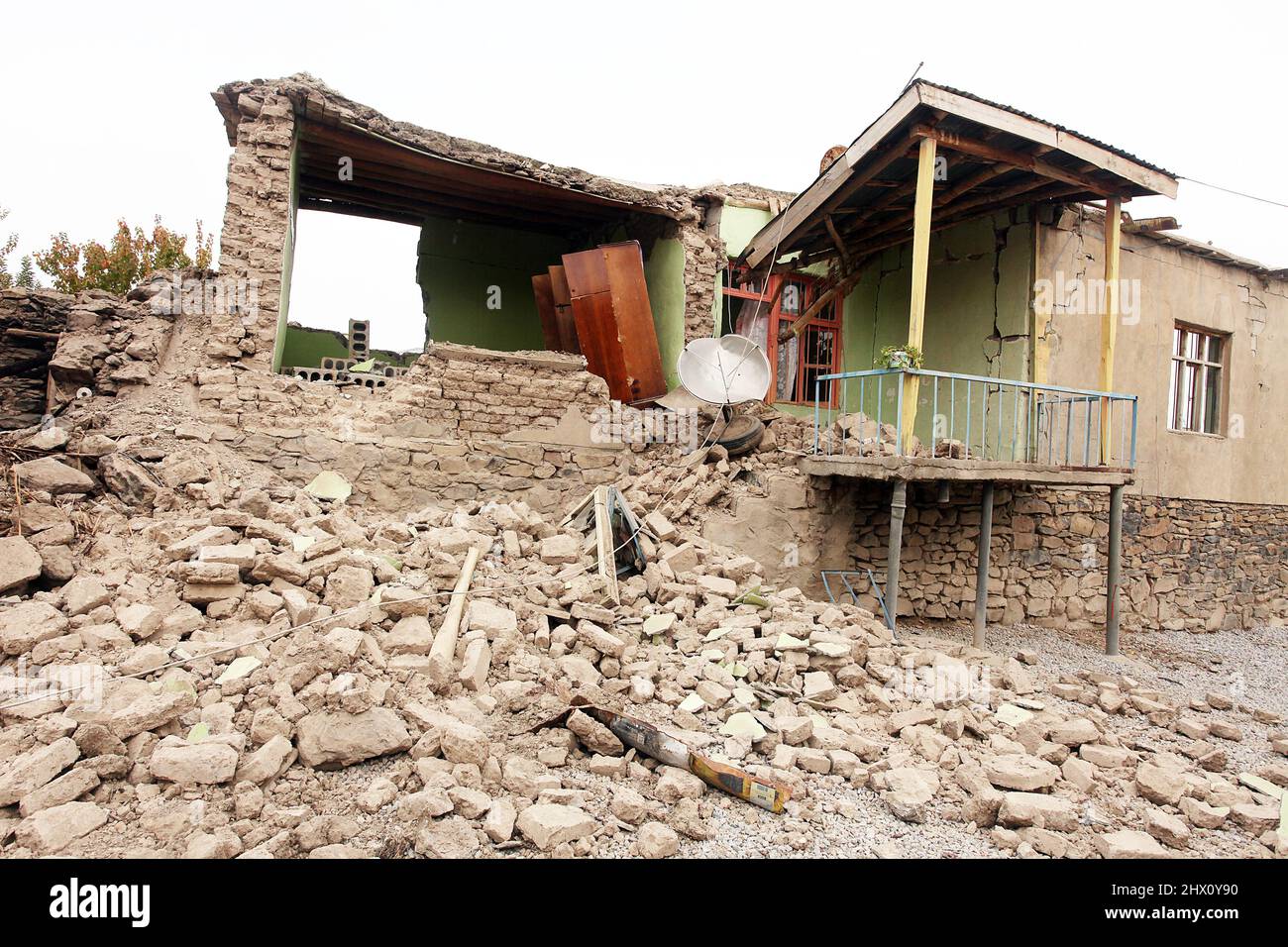 Village after Earthquake in Van, Ercis, Turkey. It is 604 killed and ...