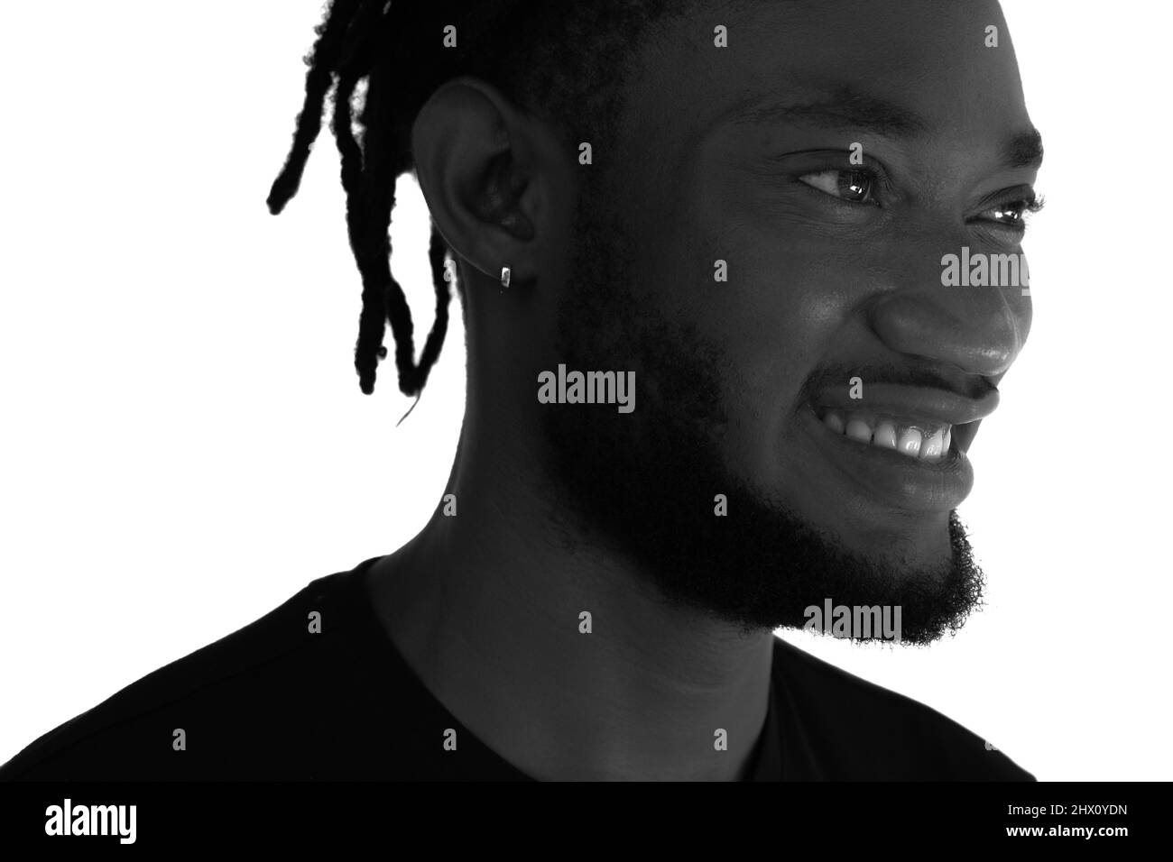 A portrait of a handsome African American man Stock Photo - Alamy