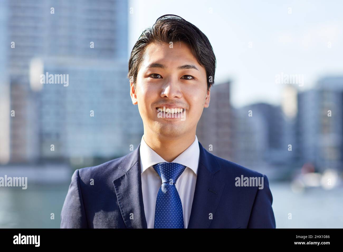 Portrait Of Japanese Businessman Stock Photo - Alamy
