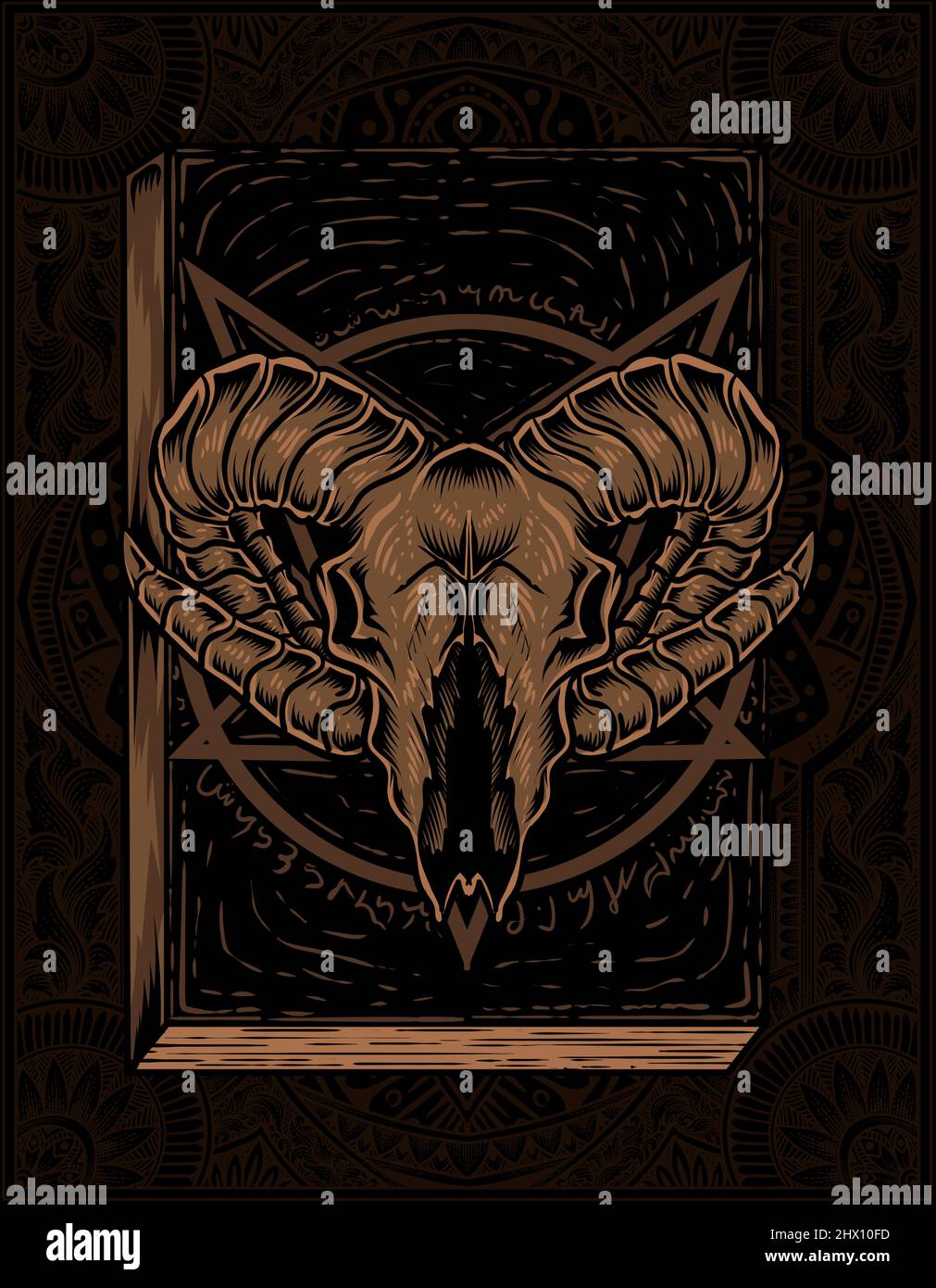 Satanic Goat Wallpaper