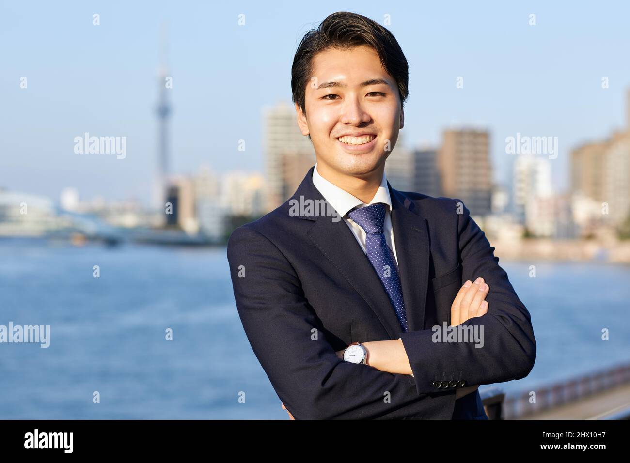 Portrait Of Japanese Businessman Stock Photo - Alamy