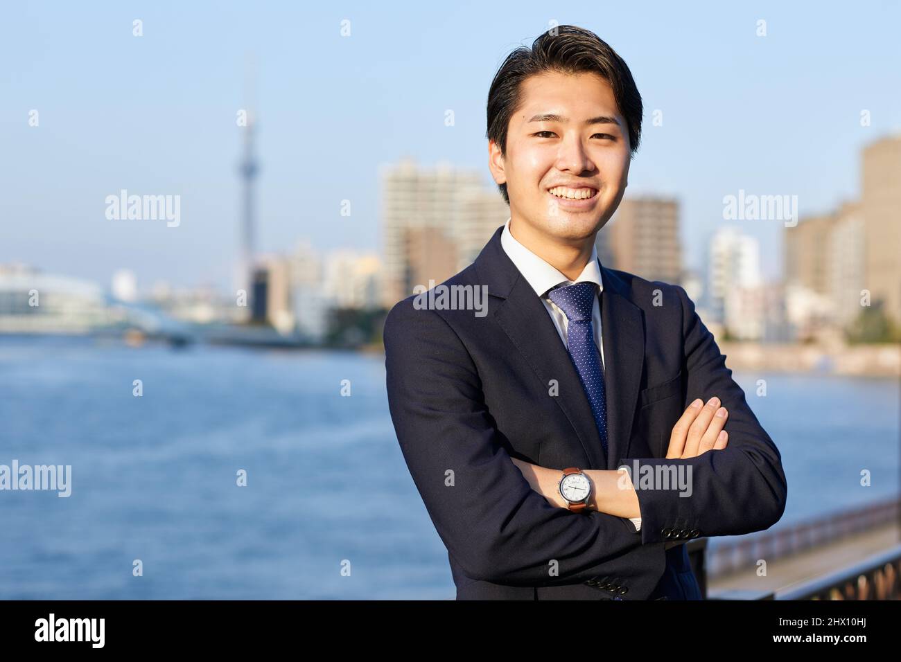 Portrait Of Japanese Businessman Stock Photo - Alamy