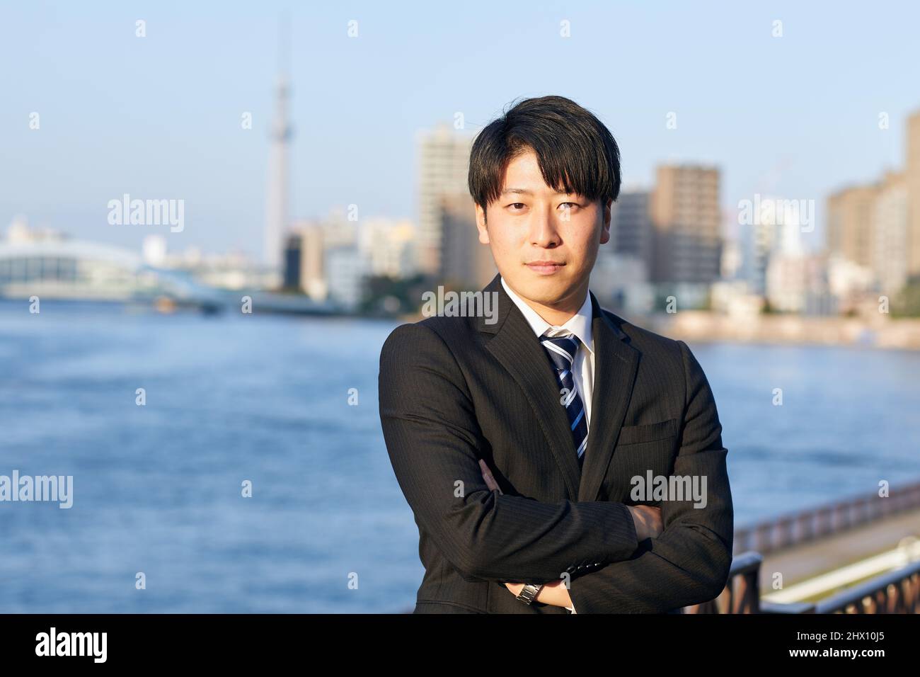 Portrait Of Japanese Businessman Stock Photo - Alamy