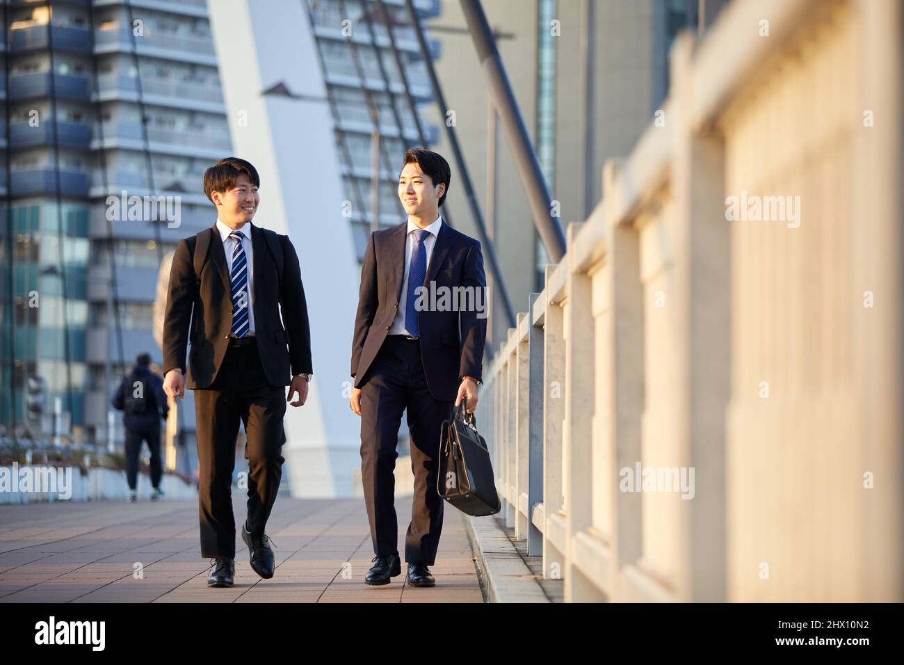 Japanese Businessmen Walking Stock Photo - Alamy